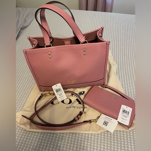 Coach | Bags | Coach C976 Dempsey Carryall Bag Coach C445 Long Zip ...